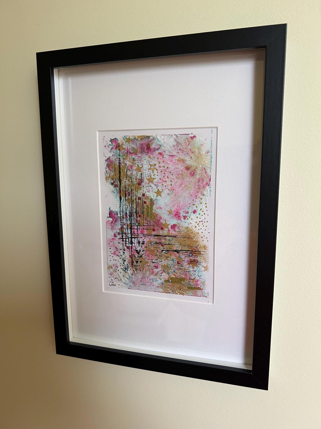 Original Mixed Media Framed Art Piece - Etsy