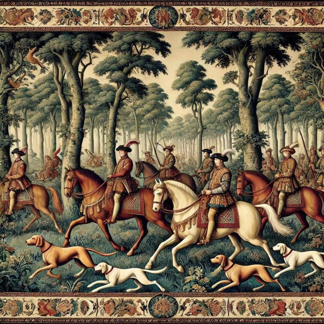 Medieval Hunt | Digital Art Print | Wall Art | AI Generated | AI Art ...