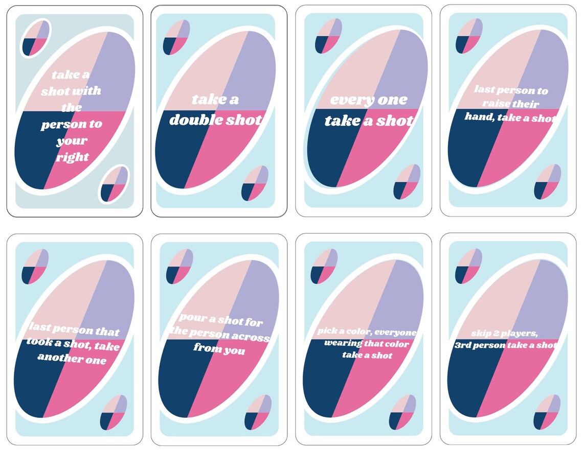 Girls Night Uno Card Game - Etsy