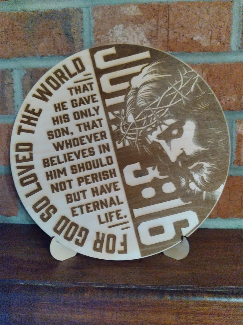 Laser Cut, Bible Verse, Jesus - Etsy