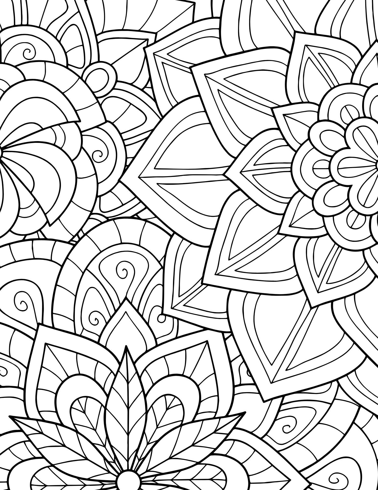 20 Mandala Coloring Pages - Etsy