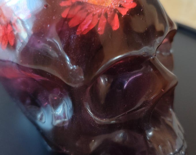 Hand Made Resin Skull, Hand Painted, Skull Art, Skull Homeware, Local ...
