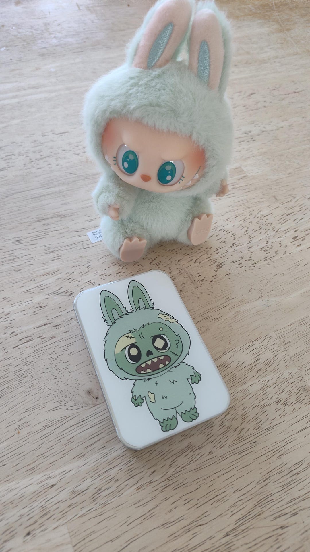 Halloween Zombie Labubu Inspired Slide Top Notions Tin: Resin-coated - Etsy