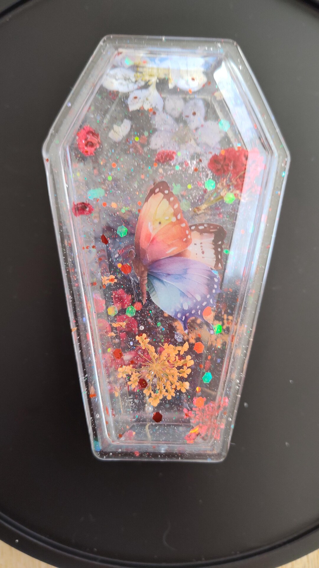 Resin Coffin Box: Pressed Flowers, Butterfly Trinket Stash Box - Etsy