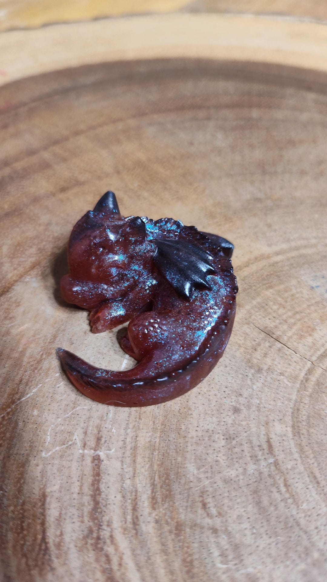 Tiny Sleeping Baby Dragon , Figurine, Knick Knack, Decorative ...