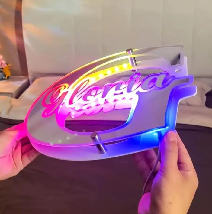 Custom Double-sided LED Letter Mirror Light USB Powered, Perfect for ...