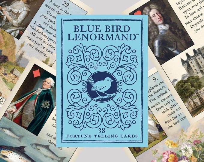 Blue Bird Lenormand - Etsy