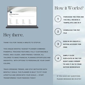 Monthly Budget Planner 2025 | Digital Financial Tracker Expense ...