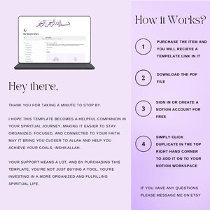Islamic Planner and Quran Tracker | Digital Muslim Journal & Ramadan ...