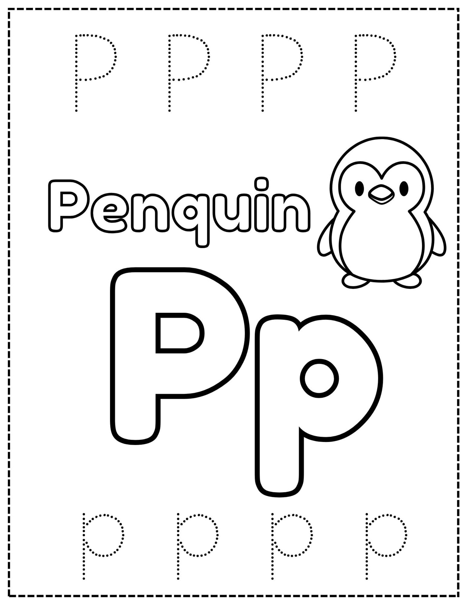 Alphabet Tracing & Coloring Pages, Upper Lower Case Letters ...