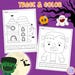 Tracing Worksheet Halloween Learning Line Practice Shape Tracing Sheets ...