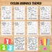 Number 1-20 Coloring Pages, Ocean Animals Coloring | Counting Numbers ...