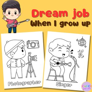 Community Helpers Coloring Page, Career Day Job Coloring Page ...