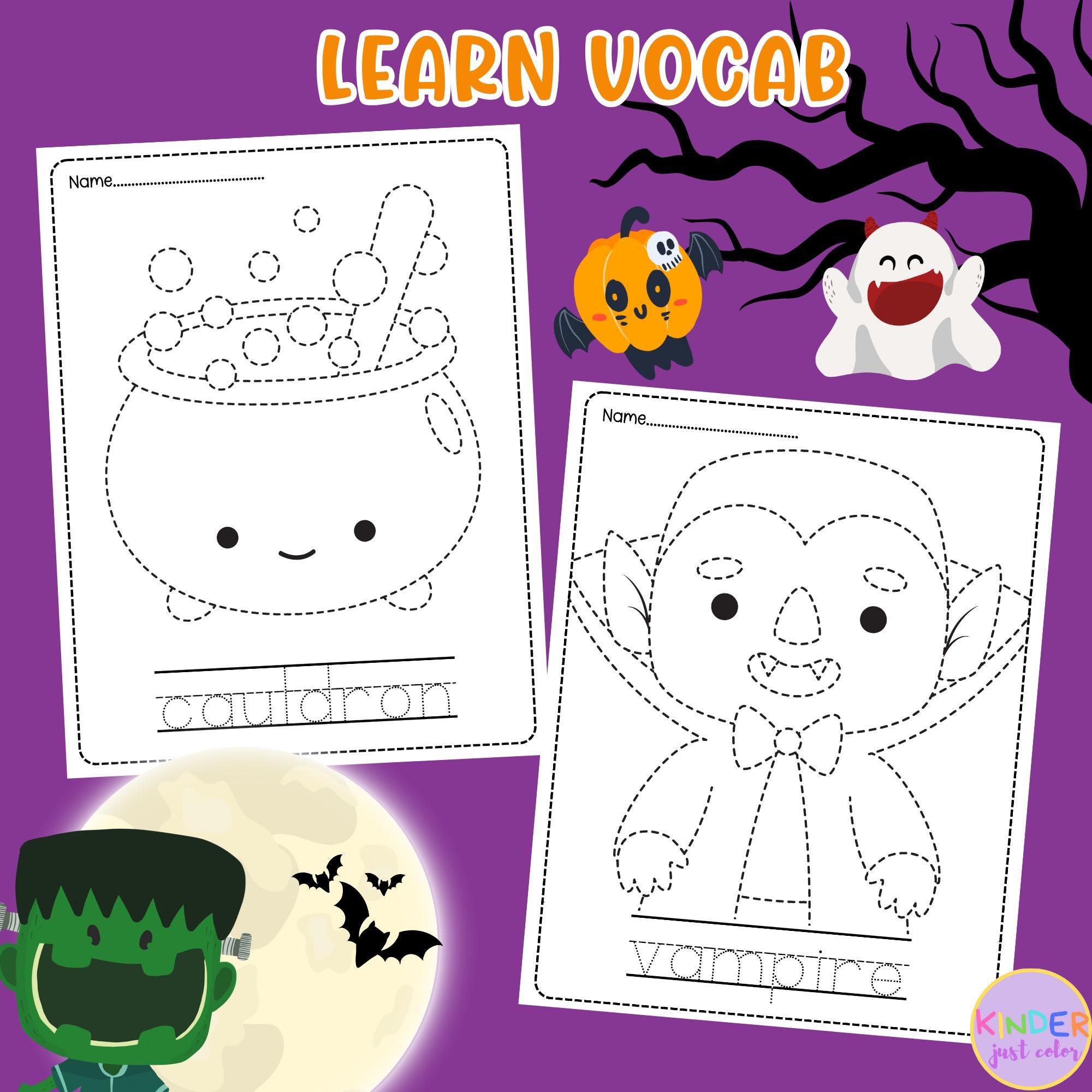 Tracing Worksheet Halloween Learning Line Practice Shape Tracing Sheets ...