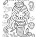 Mermaid Coloring Pages: Positive Affirmations for Kids (PDF) - Etsy