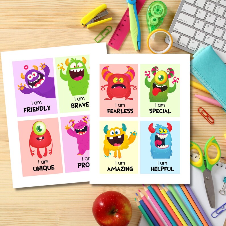 Positive Affirmation Cards for Kids | Printable Affirmation Cards ...