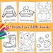 Fall Animal Coloring Pages, Autumn Coloring Sheet for Kindergarten ...