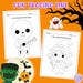 Halloween Tracing & Coloring Page for Kid, Halloween Line Trace ...
