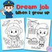 Career Coloring Pages, Career Day, Job Coloring Page, Occupation ...