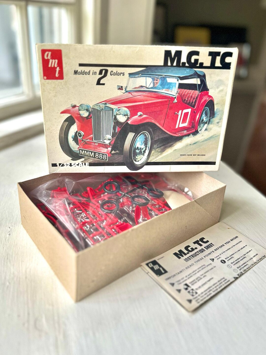 MG TC Model Car Kit, Never Built - Etsy