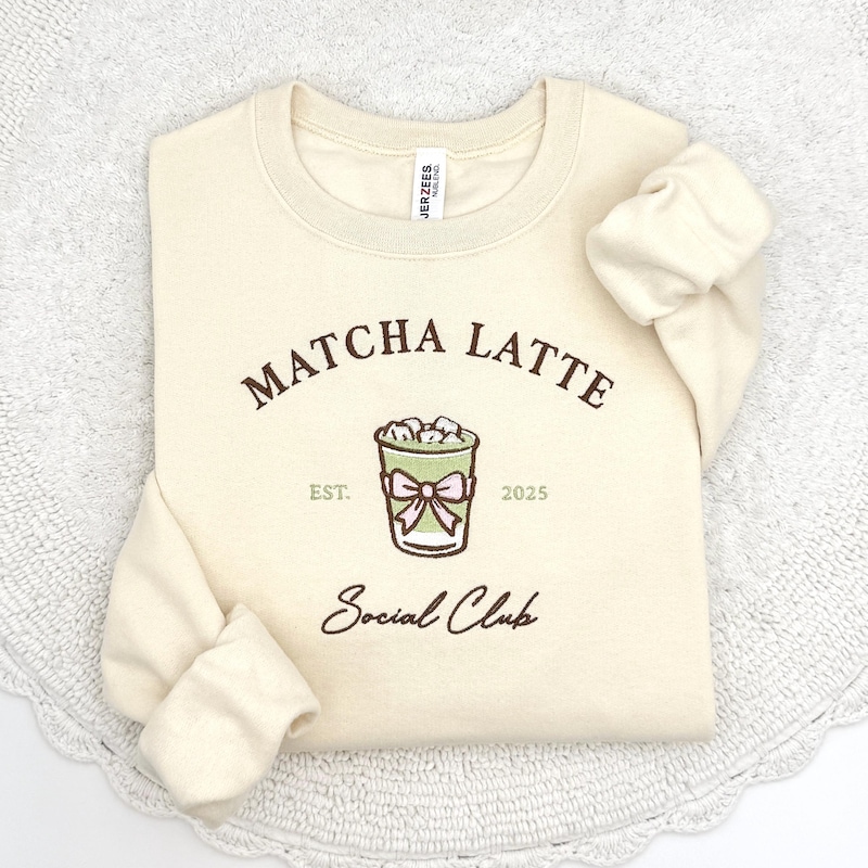 Matcha Club Hoodie - Etsy