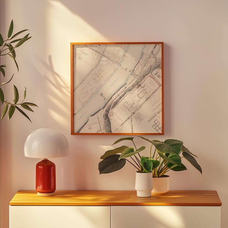 Ancient Rome City Map: Digital Print of Roman Empire History ...