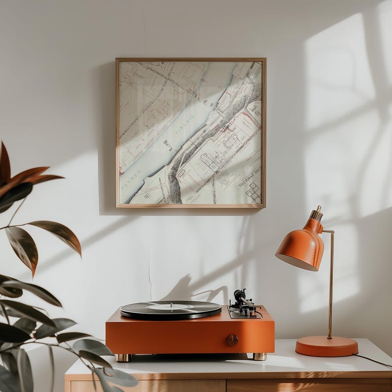 Ancient Rome City Map: Digital Print of Roman Empire History ...