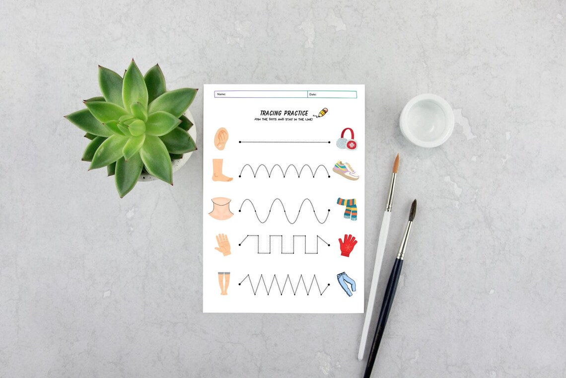 Printable Fine Motor and Logical Thinking Activities for Kids 3 | PDF ...