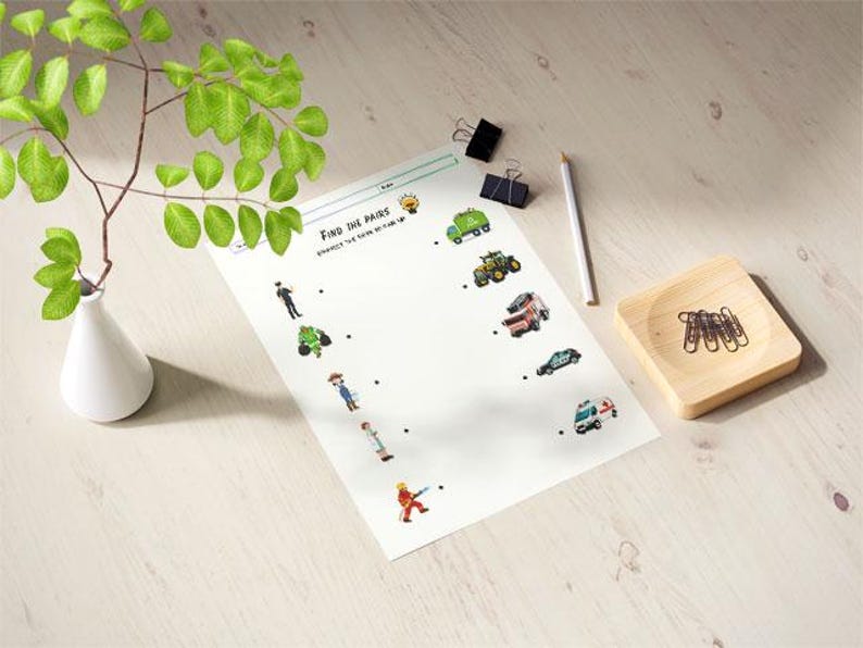 Printable Fine Motor and Logical Thinking Activities for Kids 2 PDF ...