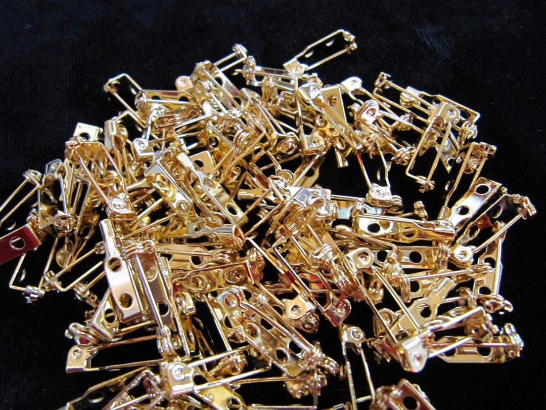 3/4 Inch Metal Pin Bar Brooch Back Lot of 100 - Etsy