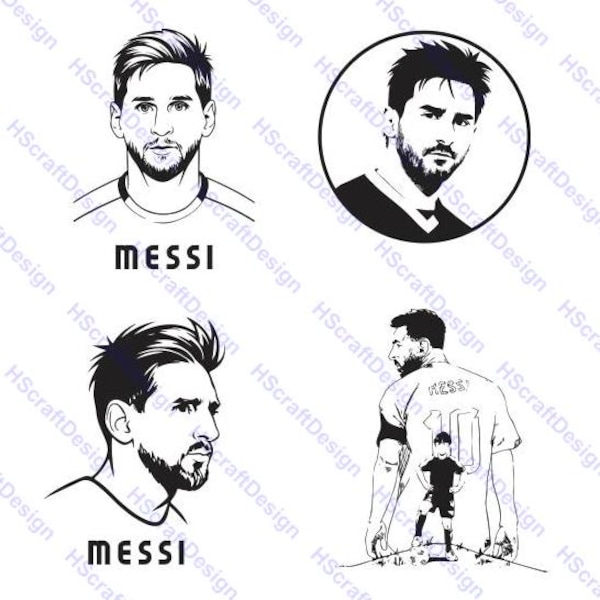 Messi Svg - Etsy
