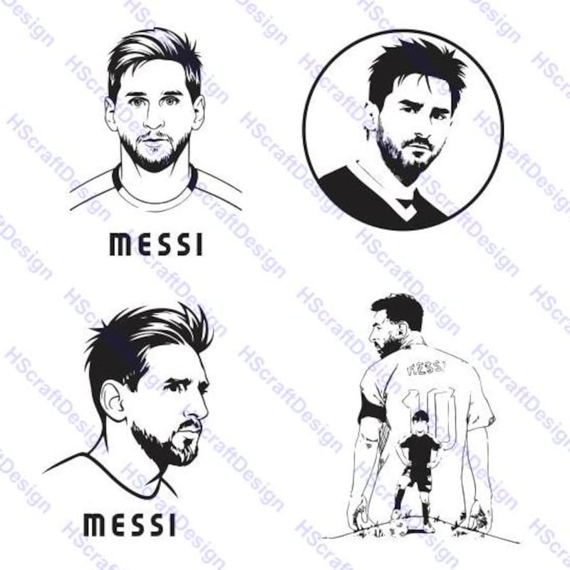 Messi Svg - Etsy