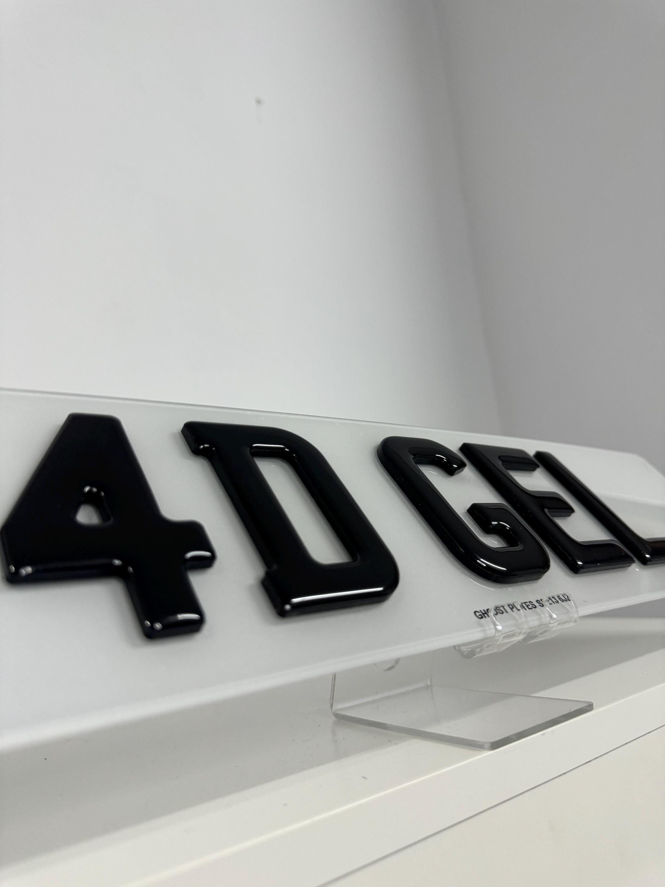 4D Gel UK Road Legal Number Plate for Vehicles - Etsy UK
