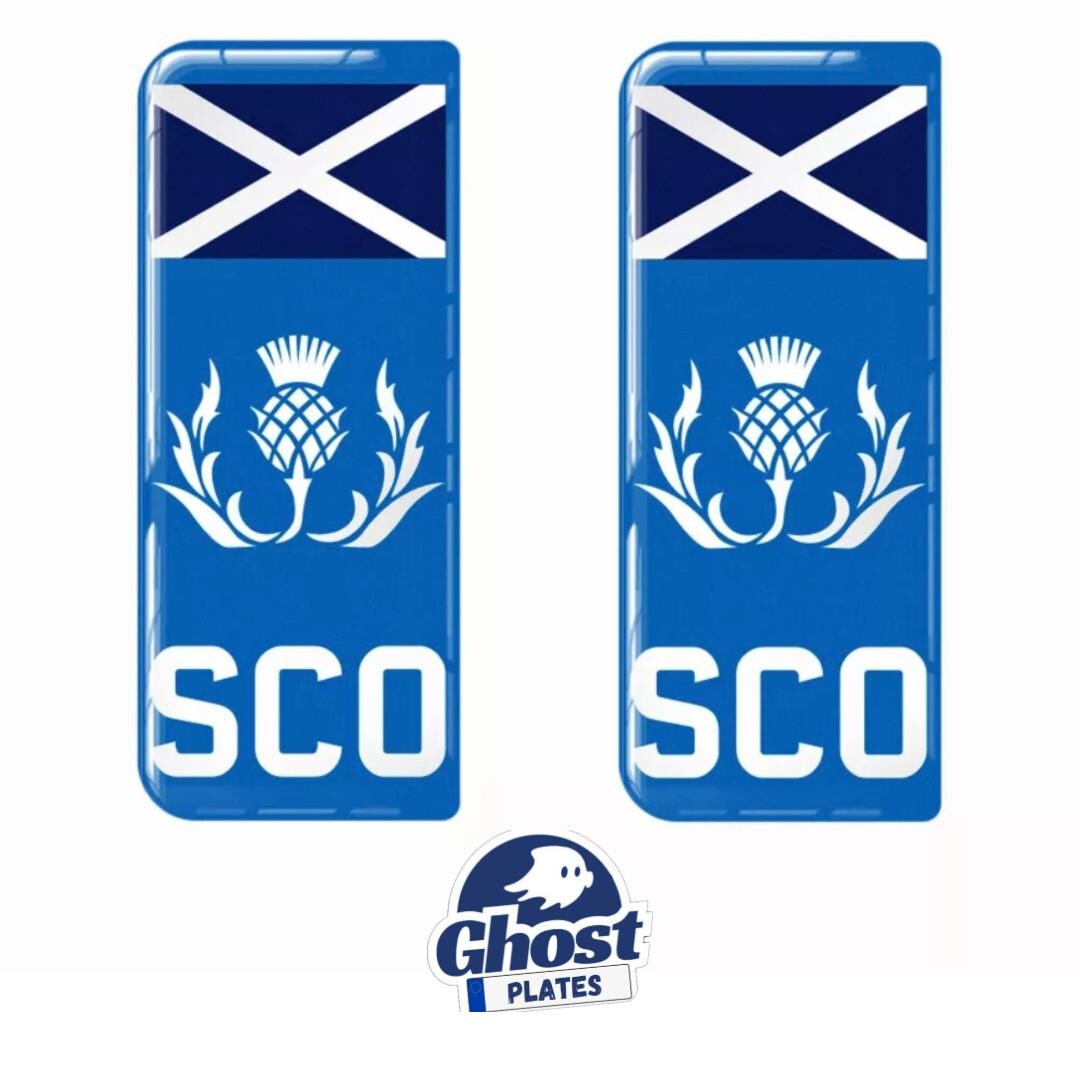 Scotland Flag 3D Gel Number Plate Decal for UL Plates - Etsy UK