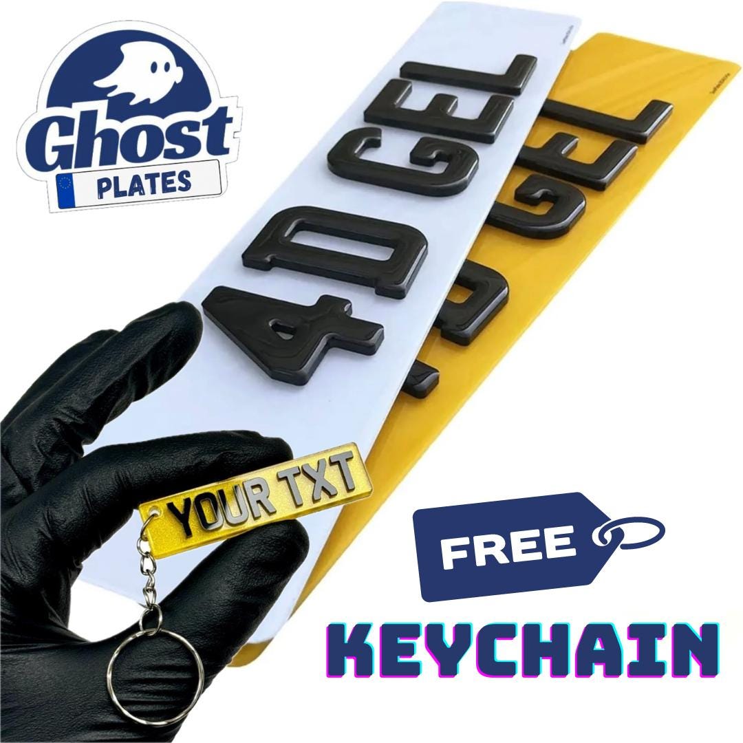 4D Gel UK Road Legal Number Plate for Vehicles - Etsy UK