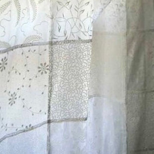 Patchwork Curtain - Etsy
