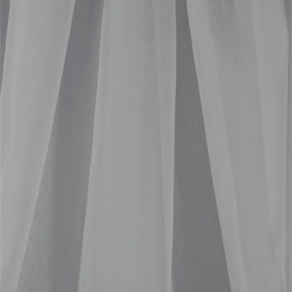 Grey Sheer Fabric - Etsy