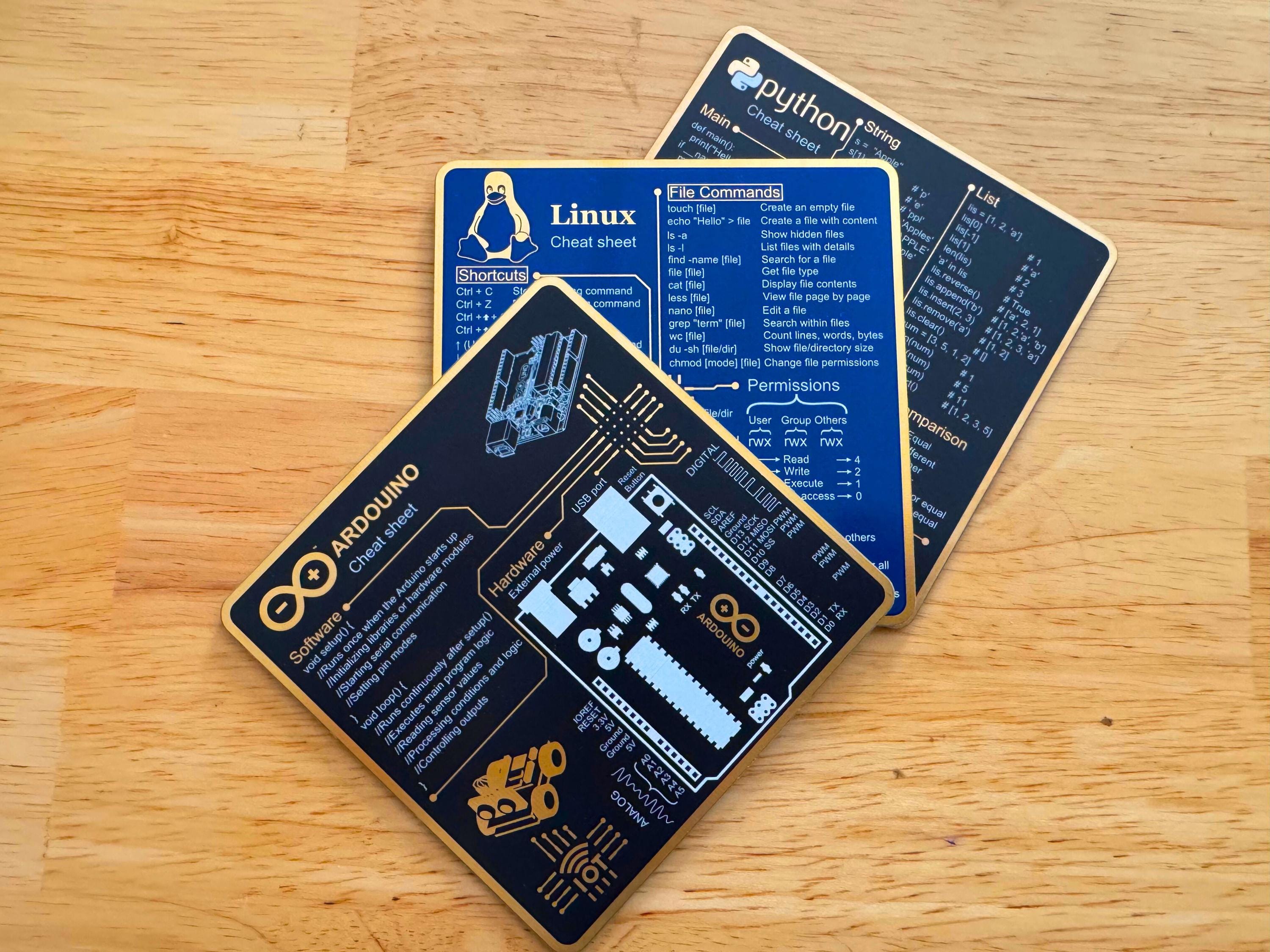 Python Cheat Sheet PCB Coasters: Gold Trace Printed Circuit Board - Etsy