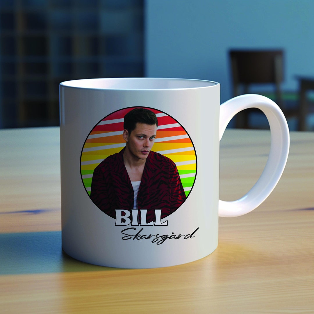 Bill Skarsgård Mug, Mugs, Birthday Gift, Christmas Gift, Mug, 2 Sides ...