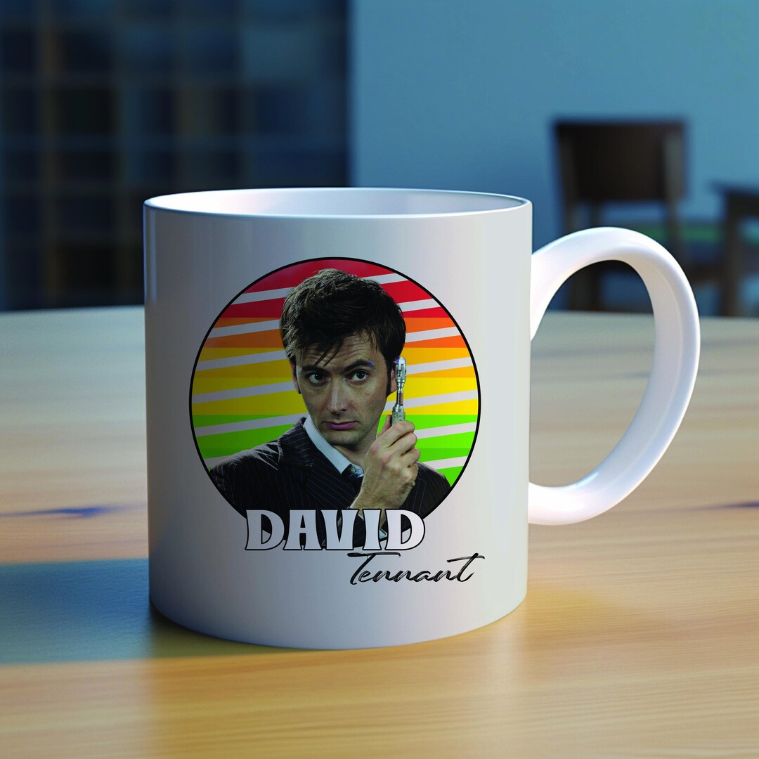 David Tennant Mug, Mugs, Birthday Gift, Christmas Gift, Mug, 2 Sides - Etsy