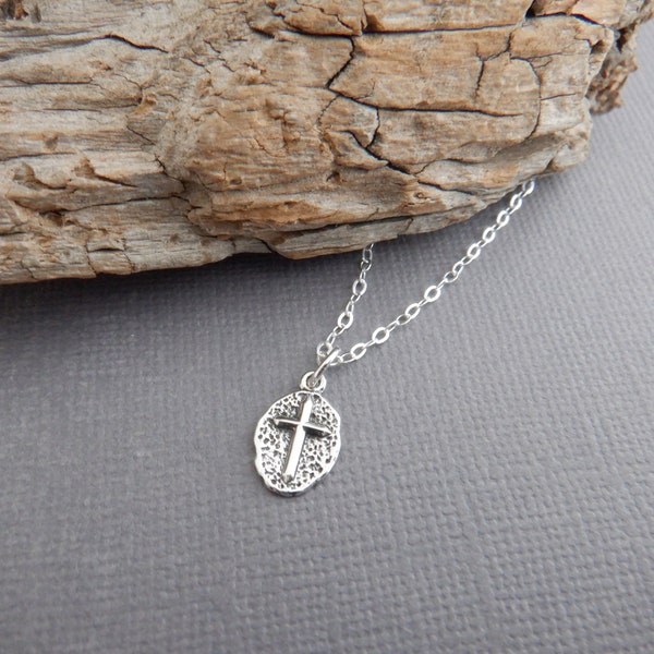 Rustic Cross Pendant - Etsy