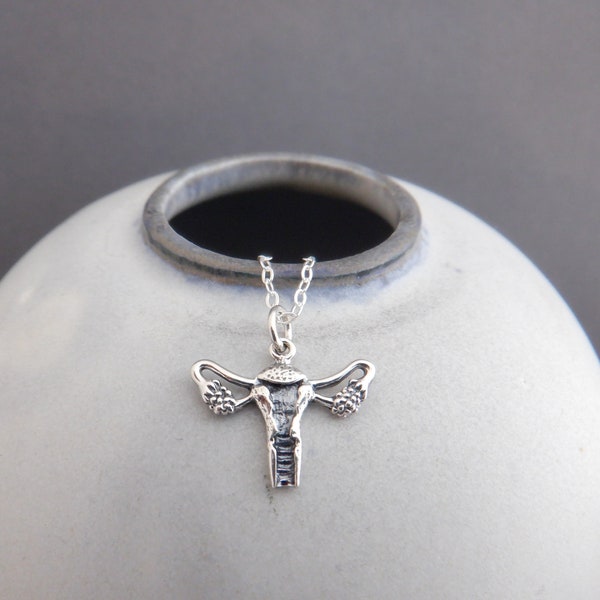 Uterus Necklace - Etsy