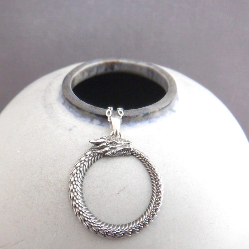 Ouroboros Necklace - Etsy