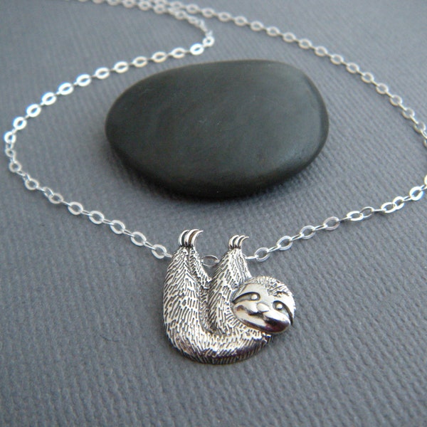 Sloth Necklace - Etsy