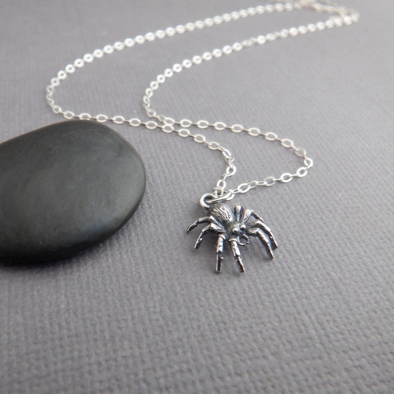 Spider Necklace - Etsy