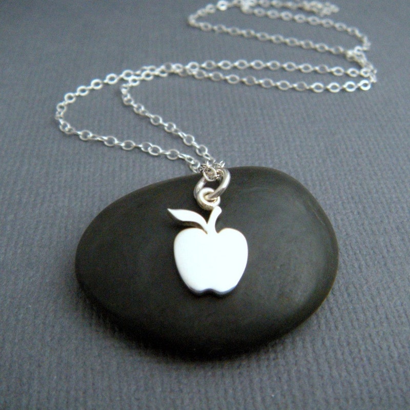Apple Necklace - Etsy