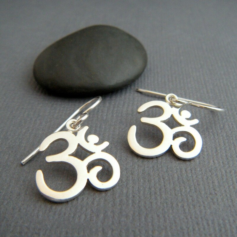 Om Earrings - Etsy