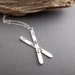 Tiny Sterling Silver Skis Necklace Small Winter Charm Womens Sports ...