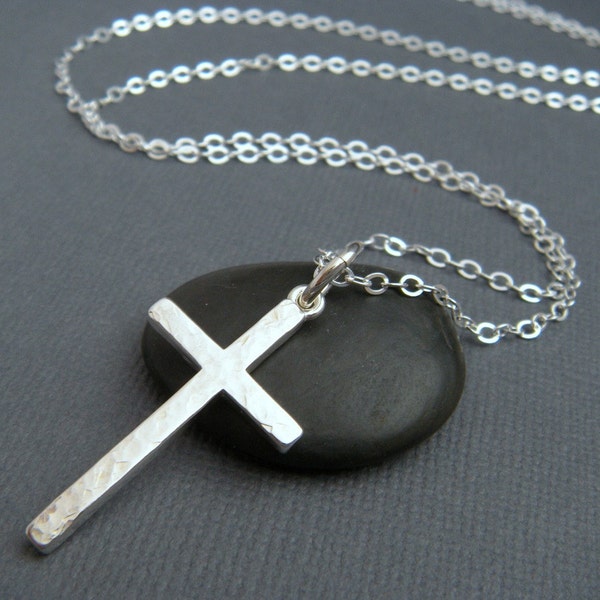 Silver Cross - Etsy