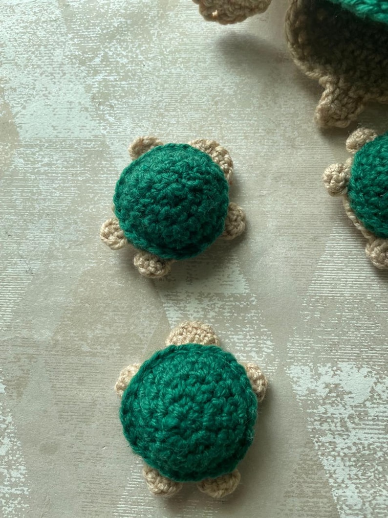 Turtle Memory Game Crochet Pattern - Etsy